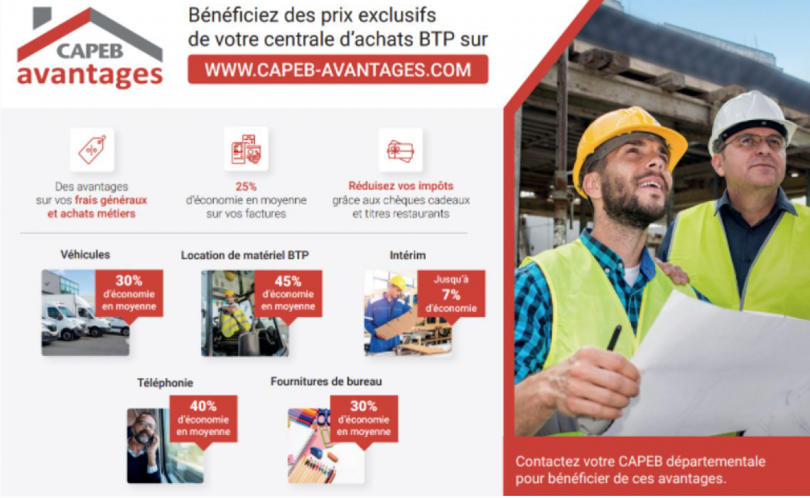 Webinaire CAPEB Avantages ・ CAPEB