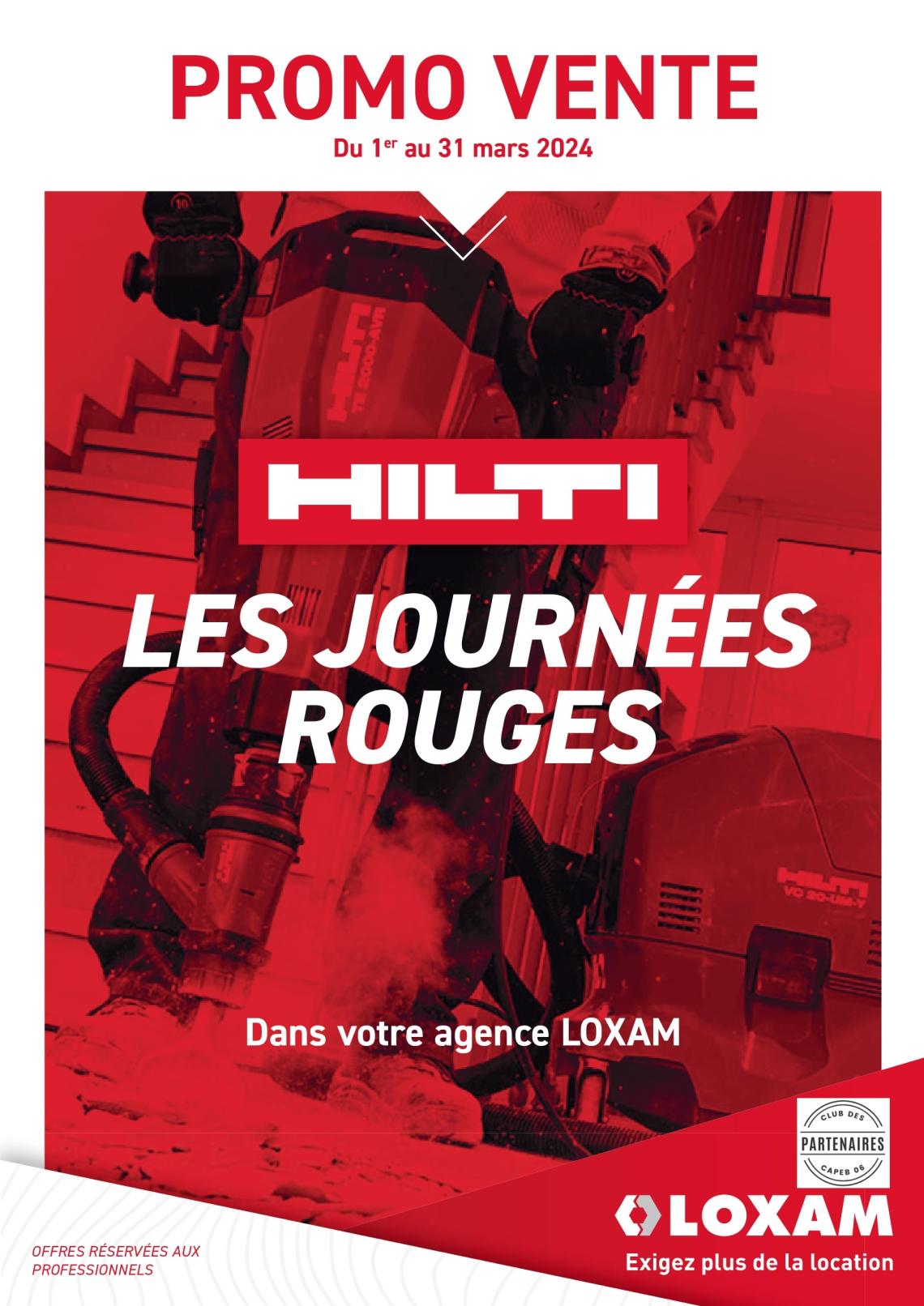 ACTION PARTENAIRE LOXAM-HILTI ・ CAPEB