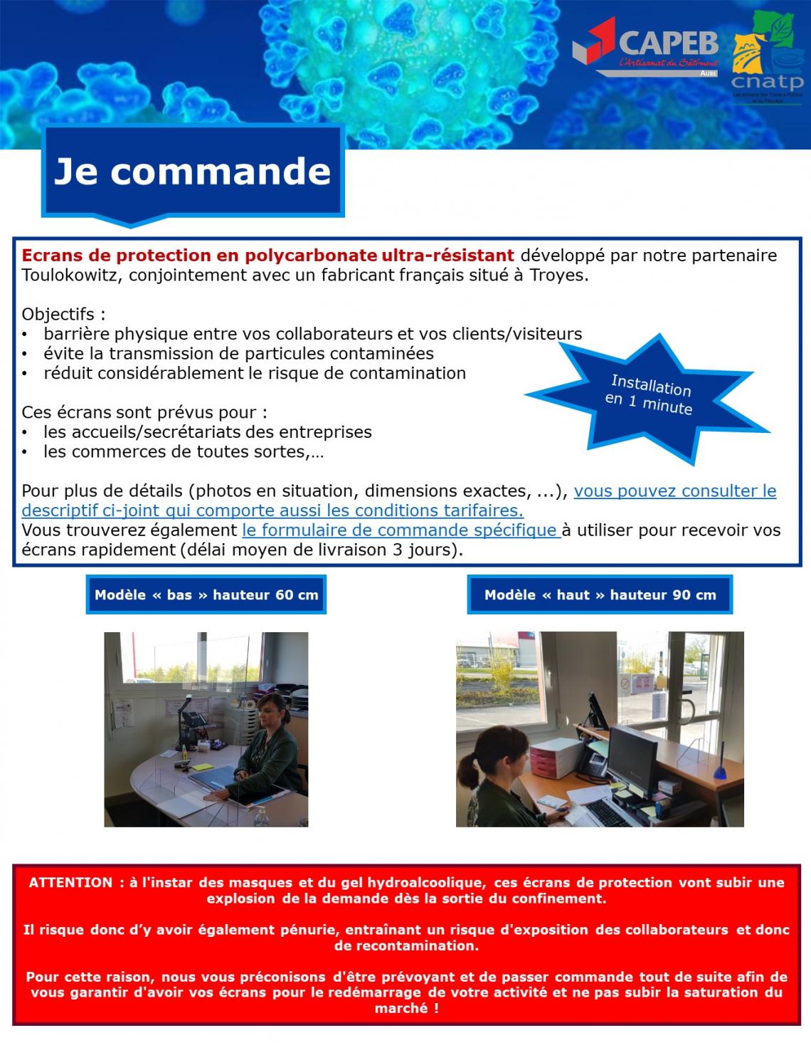 Covid 19 : Composez votre kit sanitaire ・ CAPEB