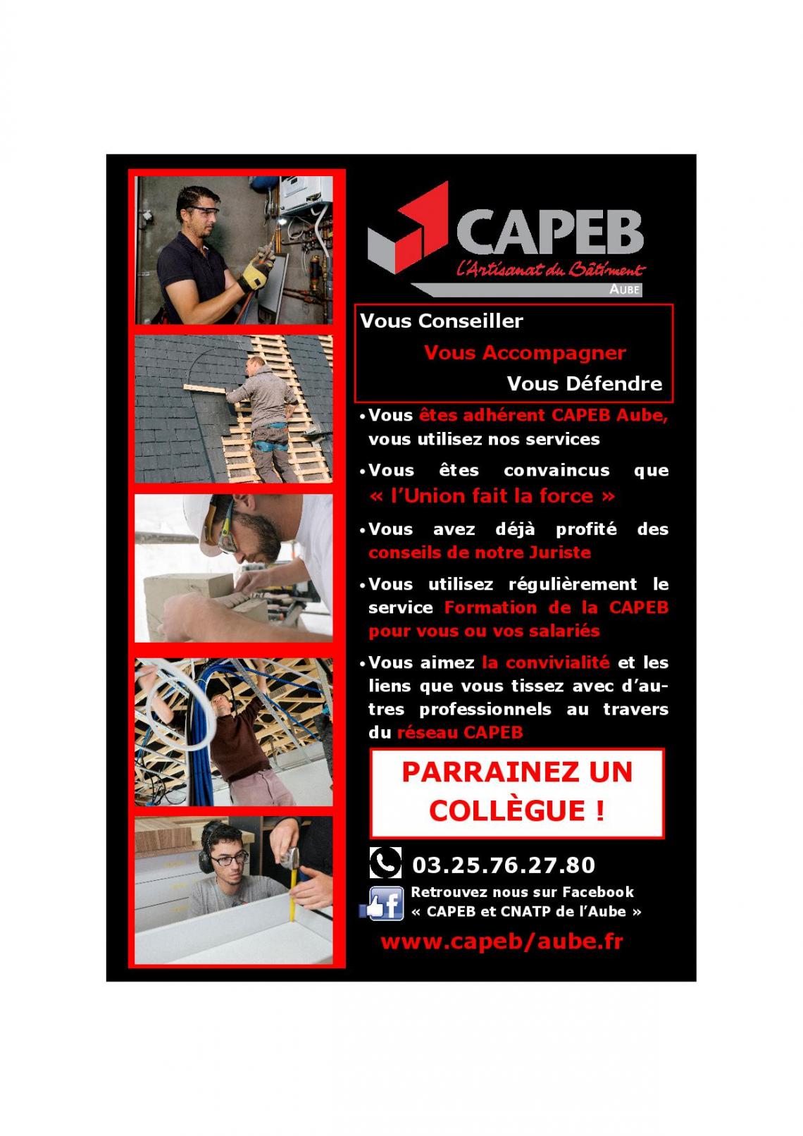 La CAPEB de l'Aube part en campagne ・ CAPEB