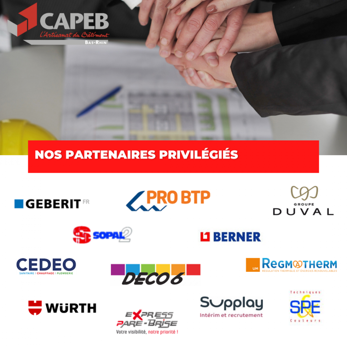 PARTENAIRES CAPEB Bas-Rhin ・ CAPEB