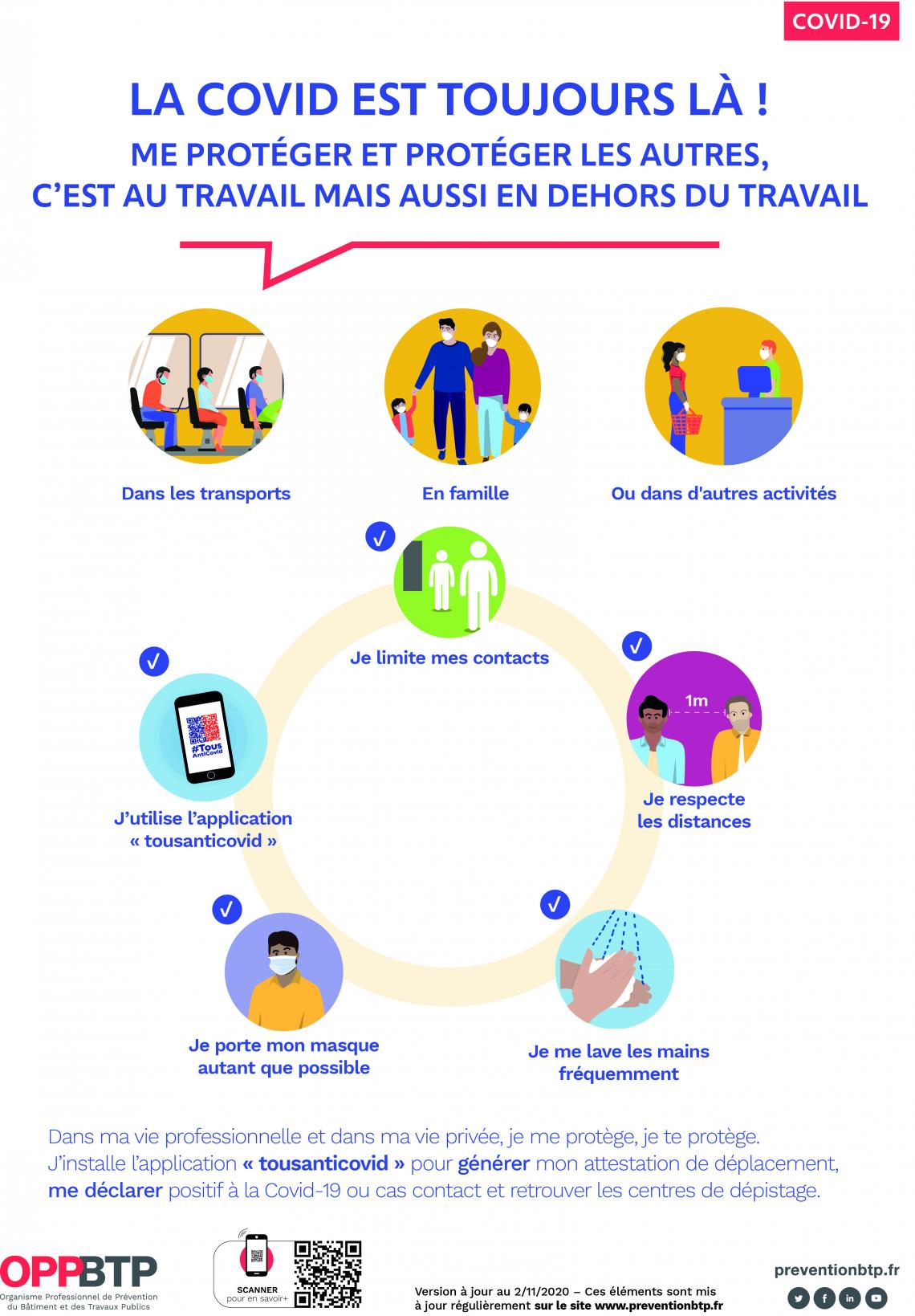 L’OPPBTP a mis à jour le guide Covid-19 de préconisations de sécurité ...