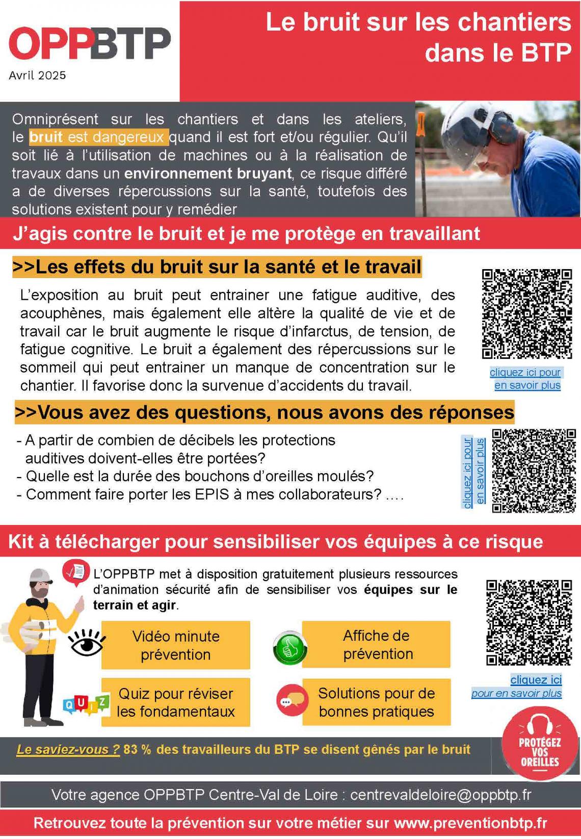 Le bruit sur les chantiers dans le BTP ・ CAPEB