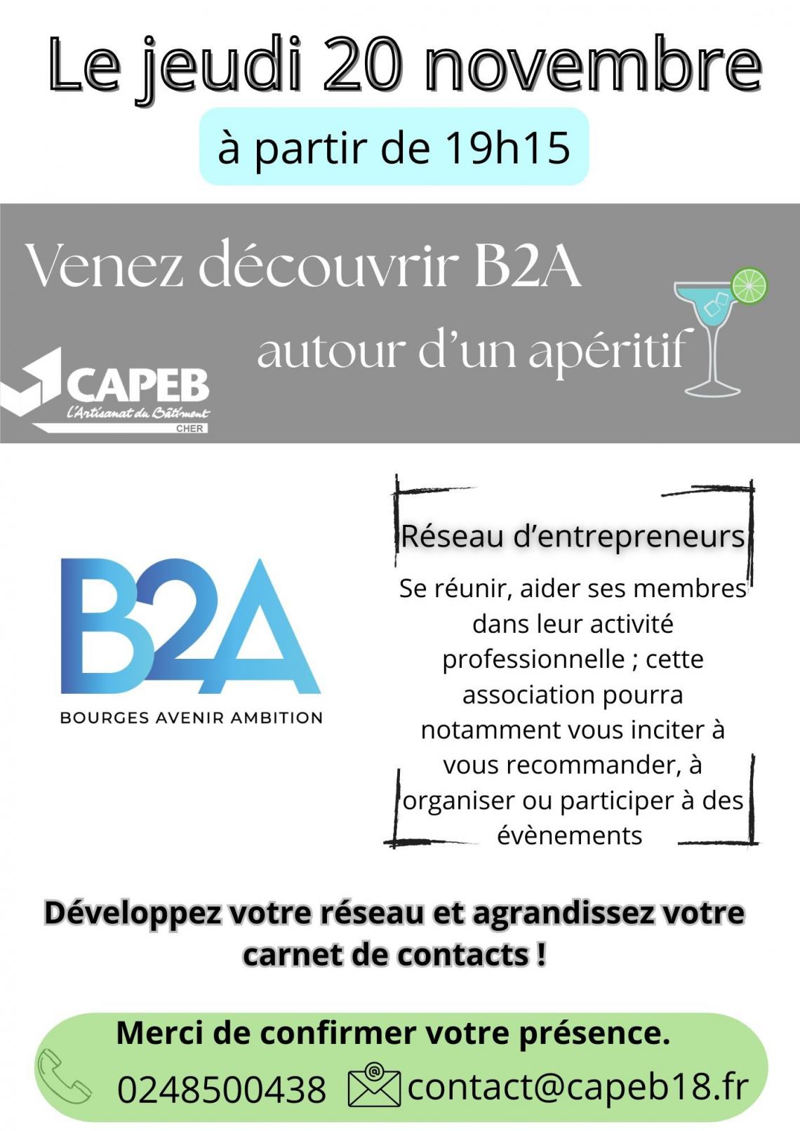 Venez découvrir B2A ・ CAPEB
