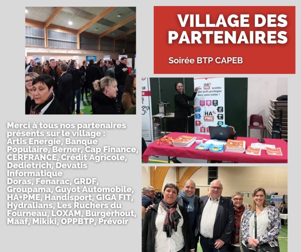 Village partenaires et soirée du BTP ・ CAPEB