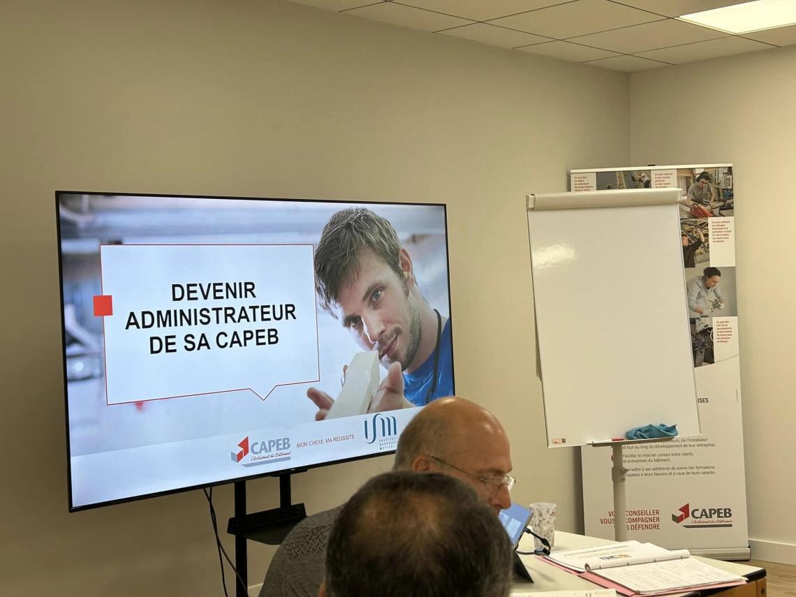 2 Journées de formation pour nos Administrateurs ・ CAPEB