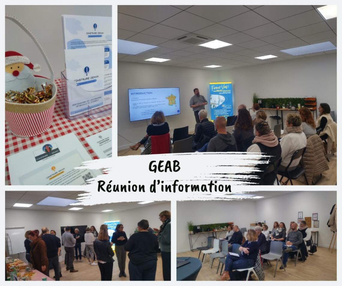 Réunion GEAB/REAB d'info avec Construire Demain à la CAPEB-54 ! ・ CAPEB