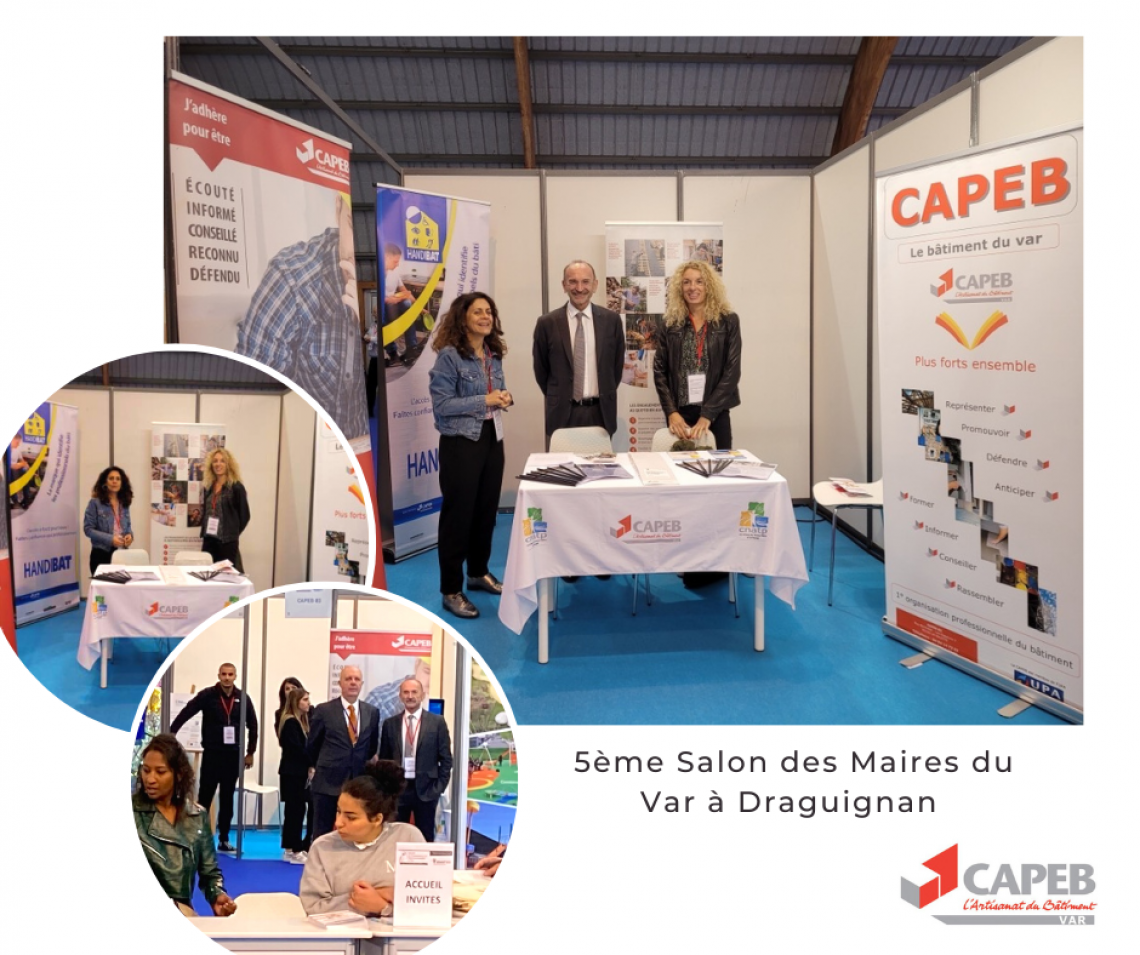 5ème salon des Maires du Var à Draguignan ・ CAPEB