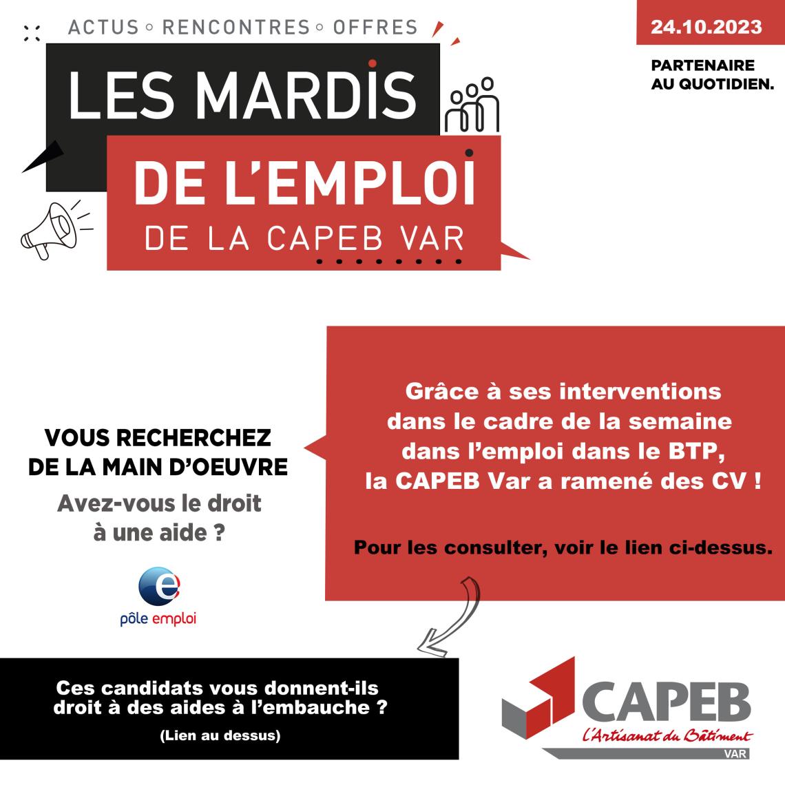 Vous recherchez de la main d'œuvre ? Avez-vous le droit à une aide ? ・ CAPEB