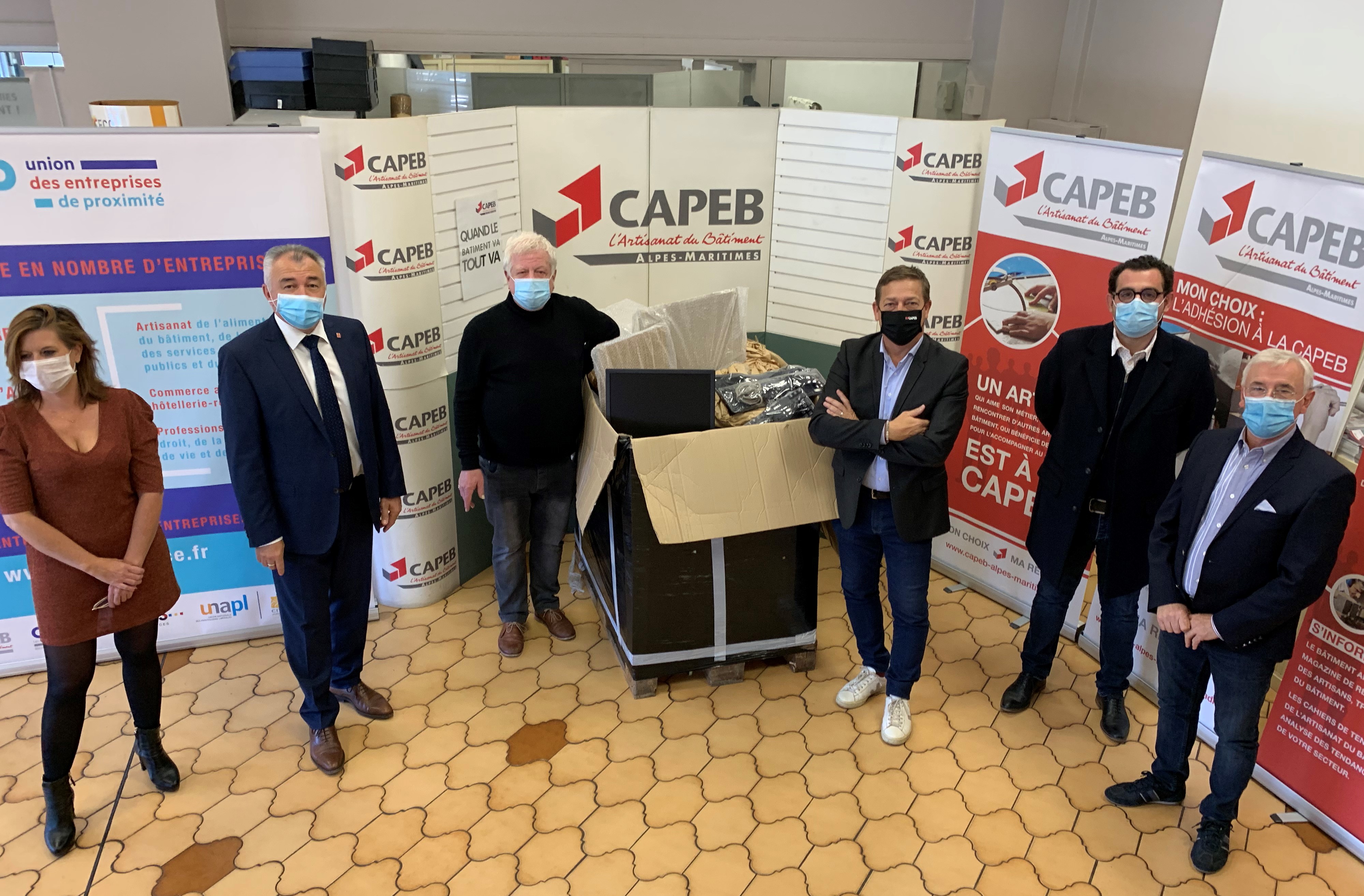 Mobilisation de la CAPEB 06 et de l’U2P 06 en faveur des entreprises sinistrées des vallées de ...