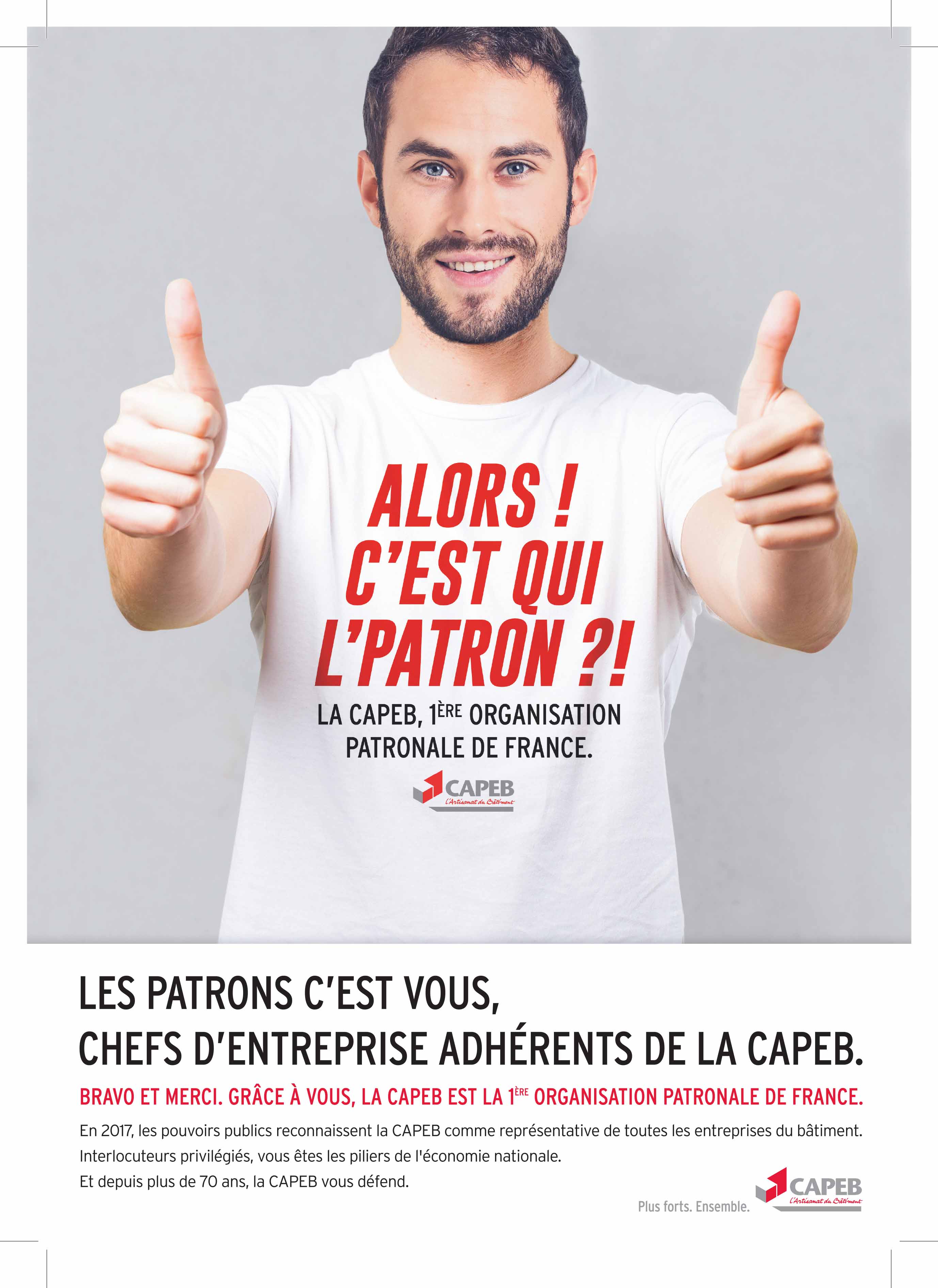 « C’est qui l’ boss ? » Le boss, c’est vous ! ・ CAPEB