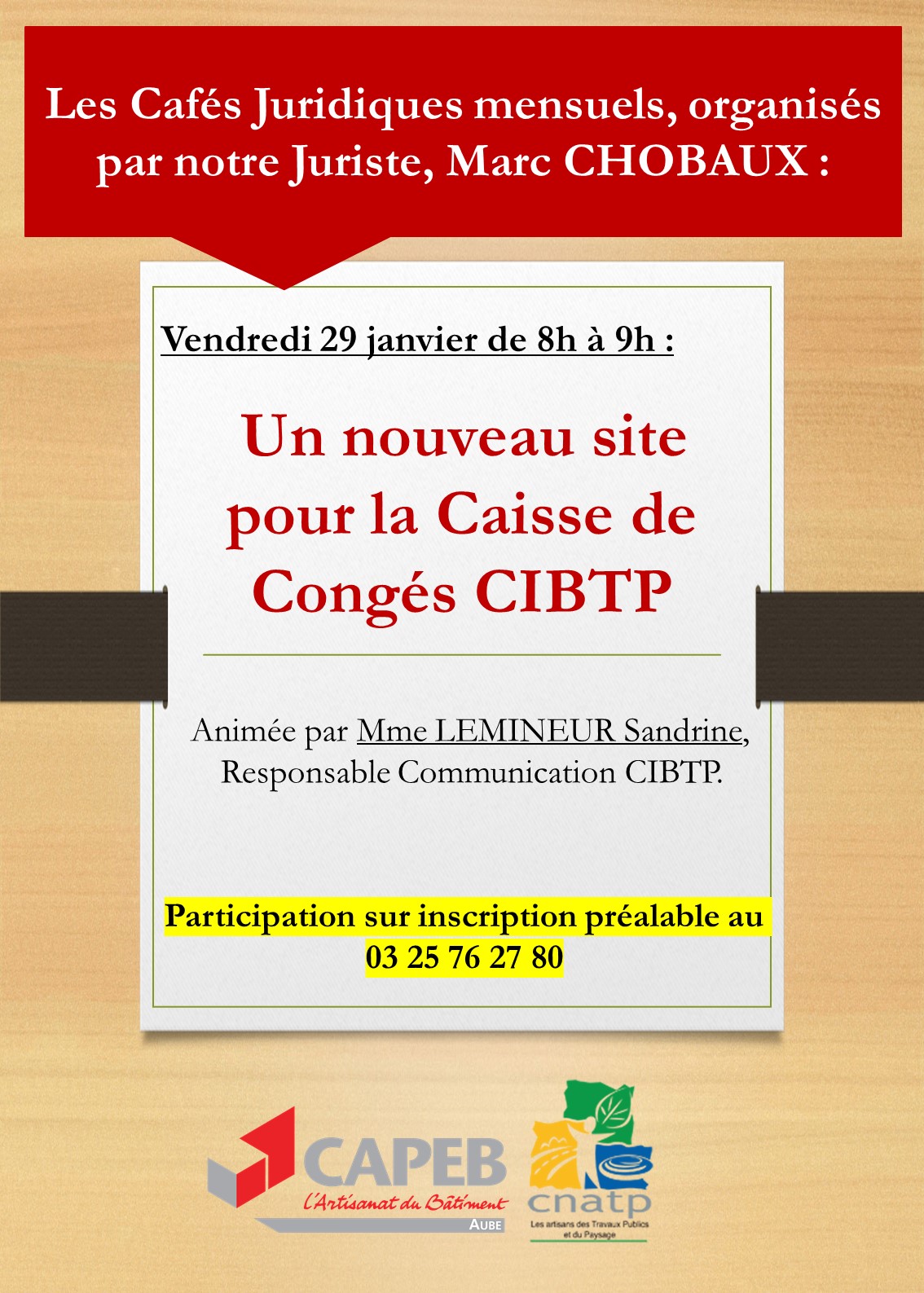 Un nouveau site pour la caisse de congés CIBTP ・ CAPEB