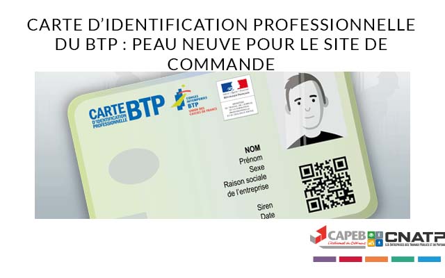 Carte d’identification professionnelle du BTP : peau neuve pour le site ...
