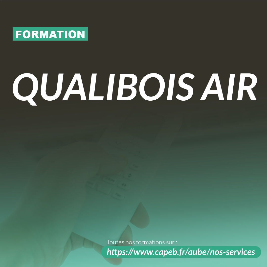 Tout ce qu'il faut savoir sur la Formation QUALIBOIS AIR ・ CAPEB