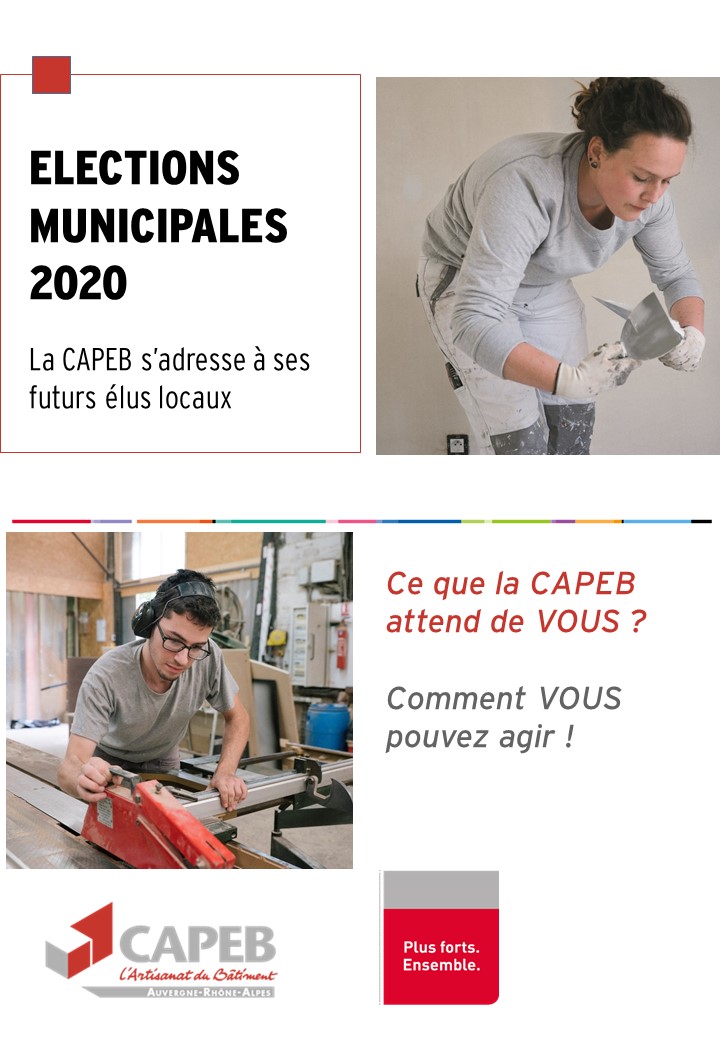 Elections municipales : la CAPEB mobilise ses adhérents ・ CAPEB