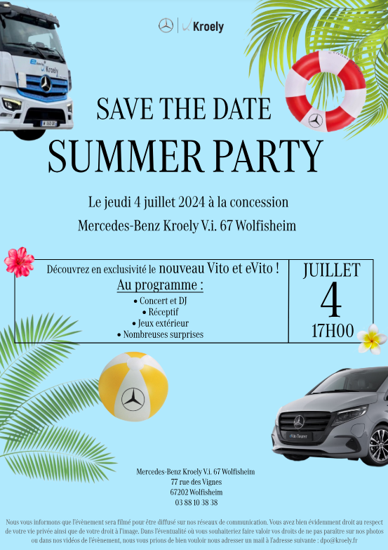 Partenariat CAPEB Bas-Rhin - Invitation festive à l'Évènement Mercedes ...