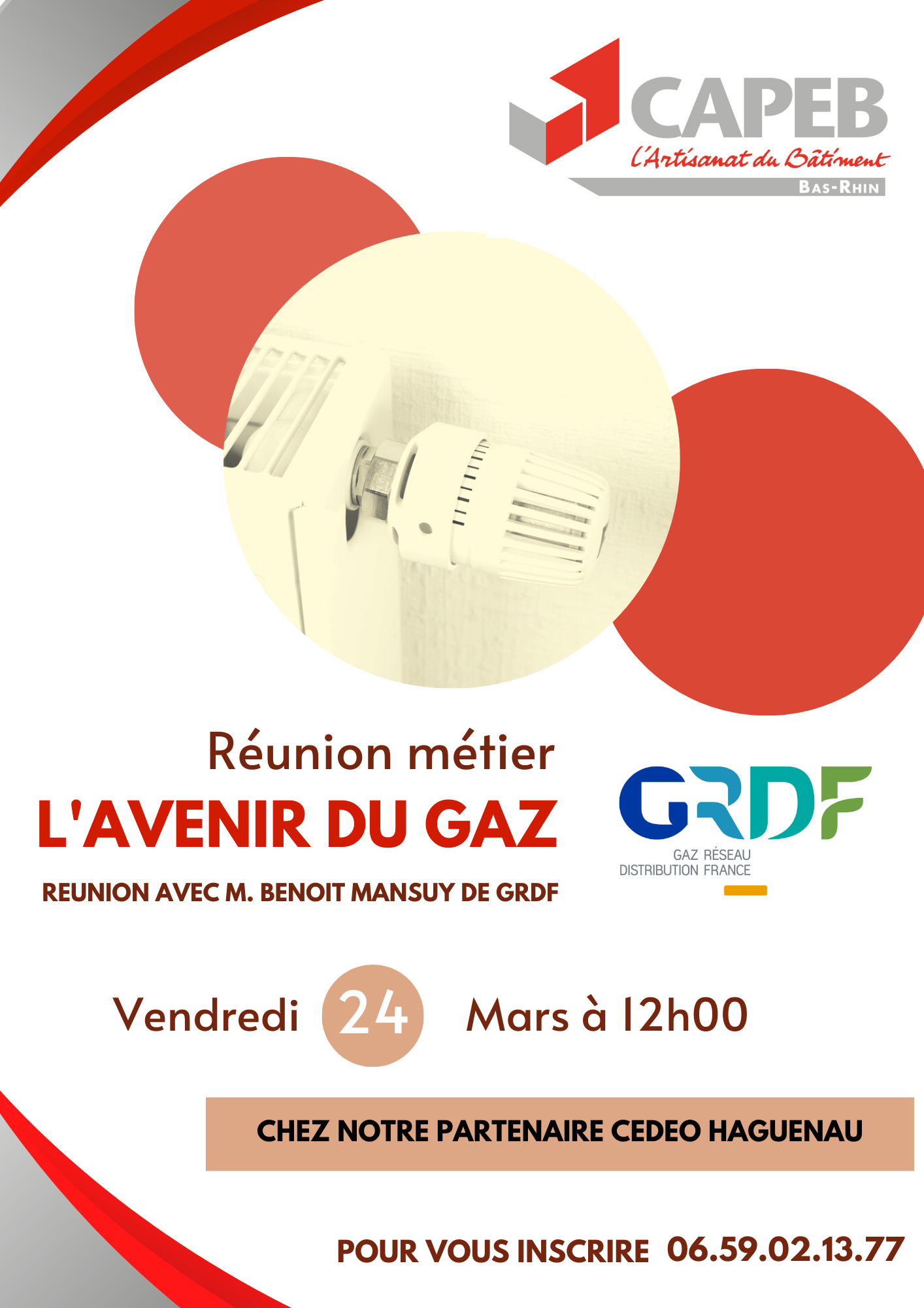 Réunion GRDF : l'avenir du gaz ・ CAPEB