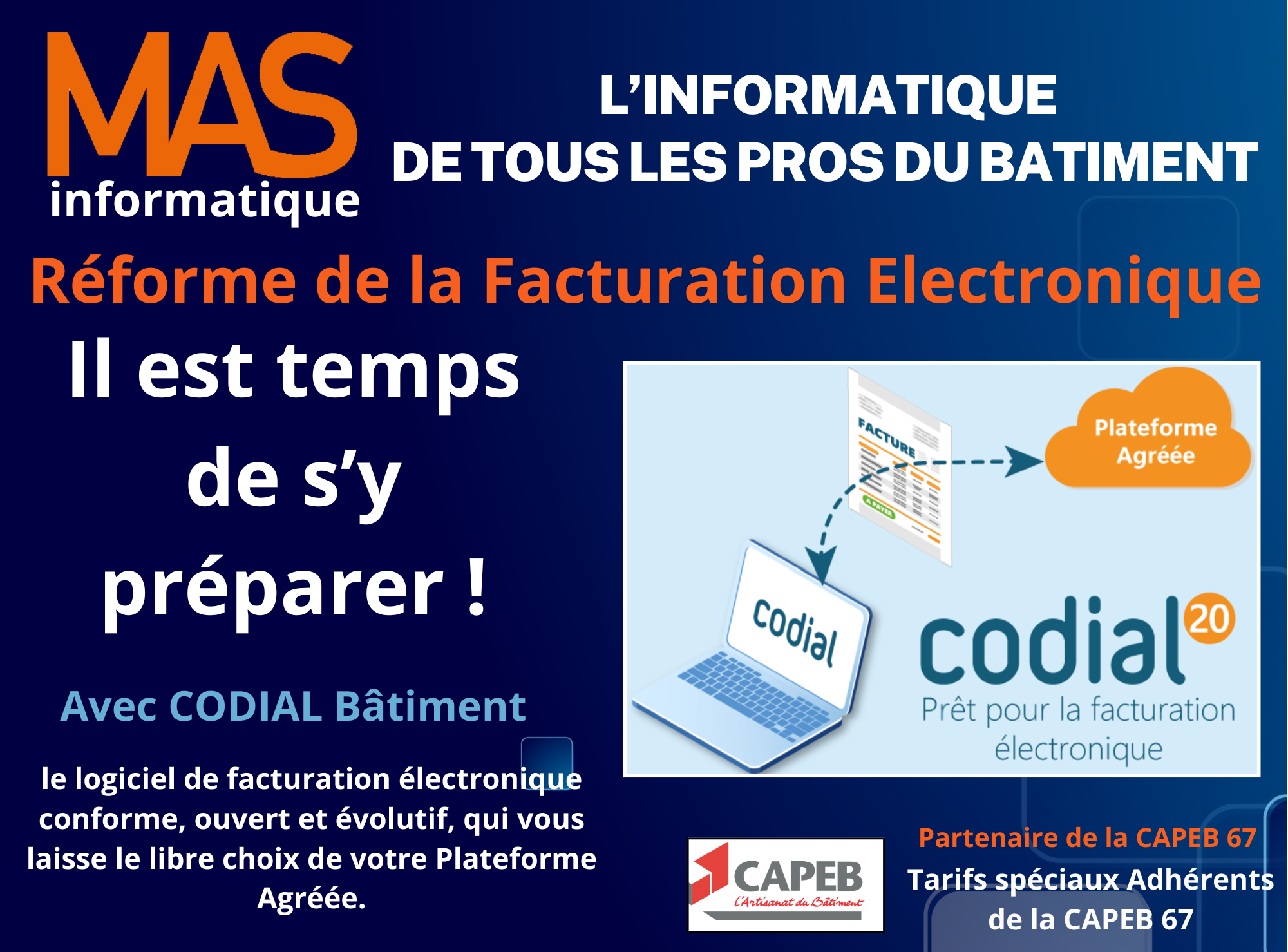 Facture électronique : MAS INFORMATIQUE et CODIAL vous accompagnent ...