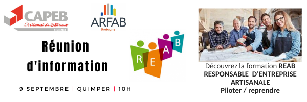 Découvrez la formation REAB - Responsable d'Entreprise Artisanale du ...