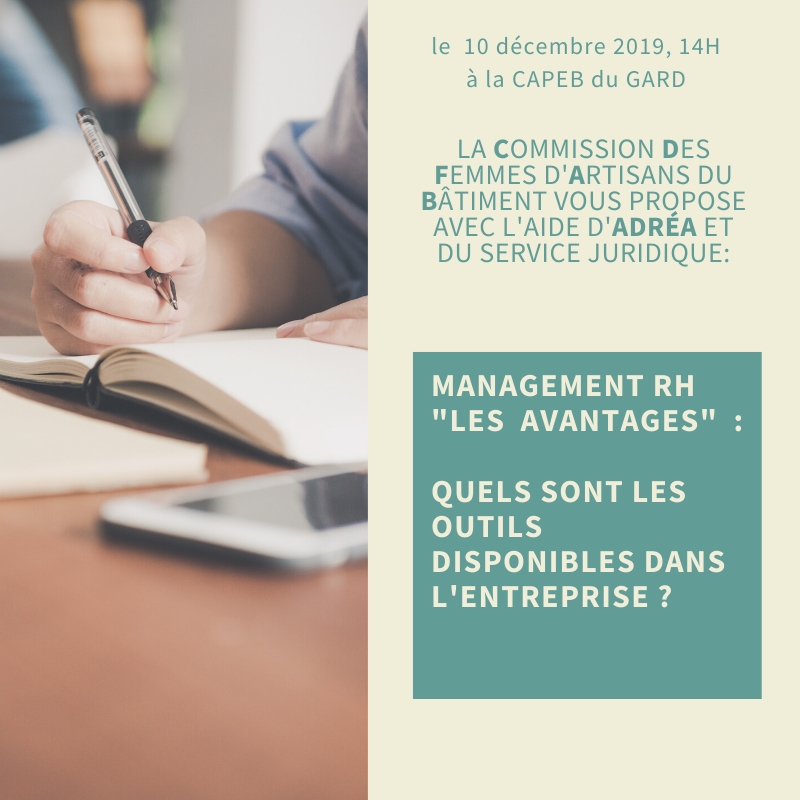 MANAGEMENT RH LES AVANTAGES ・ CAPEB