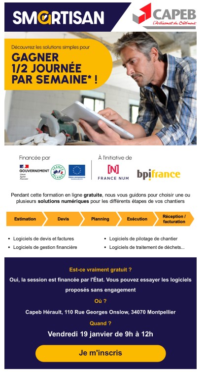 Formation SMART ARTISAN ・ CAPEB