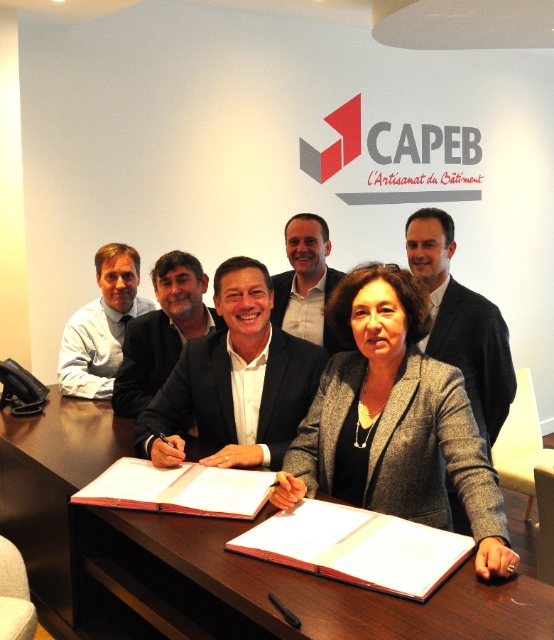 La CAPEB et GRDF renouvellent leur partenariat pour accompagner la décarbonation des entreprises ...