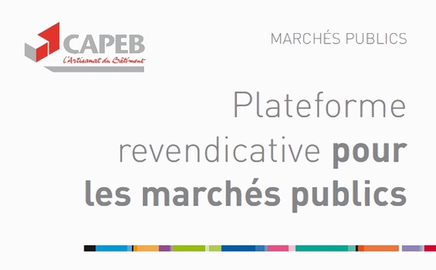 Rencontre nationale « Les artisans dans les marchés publics – la plateforme de la CAPEB » ・ CAPEB