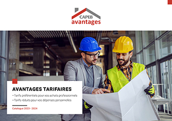 Découvrez le catalogue CAPEB Avantages 2023 ・ CAPEB