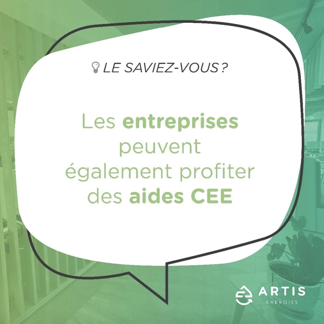 Notre partenaire CEE ・ CAPEB