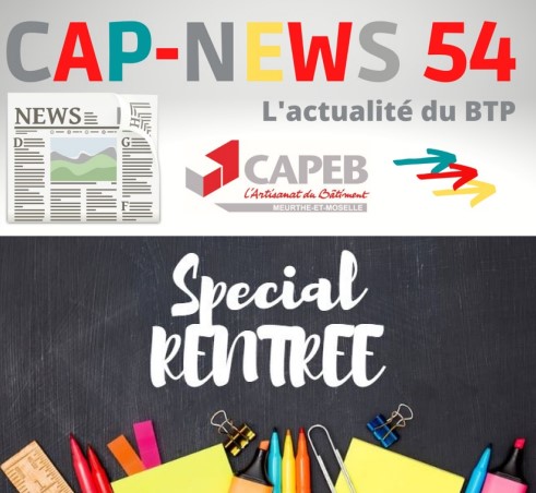 CAP NEWS- L'actualité du bâtiment ・ CAPEB