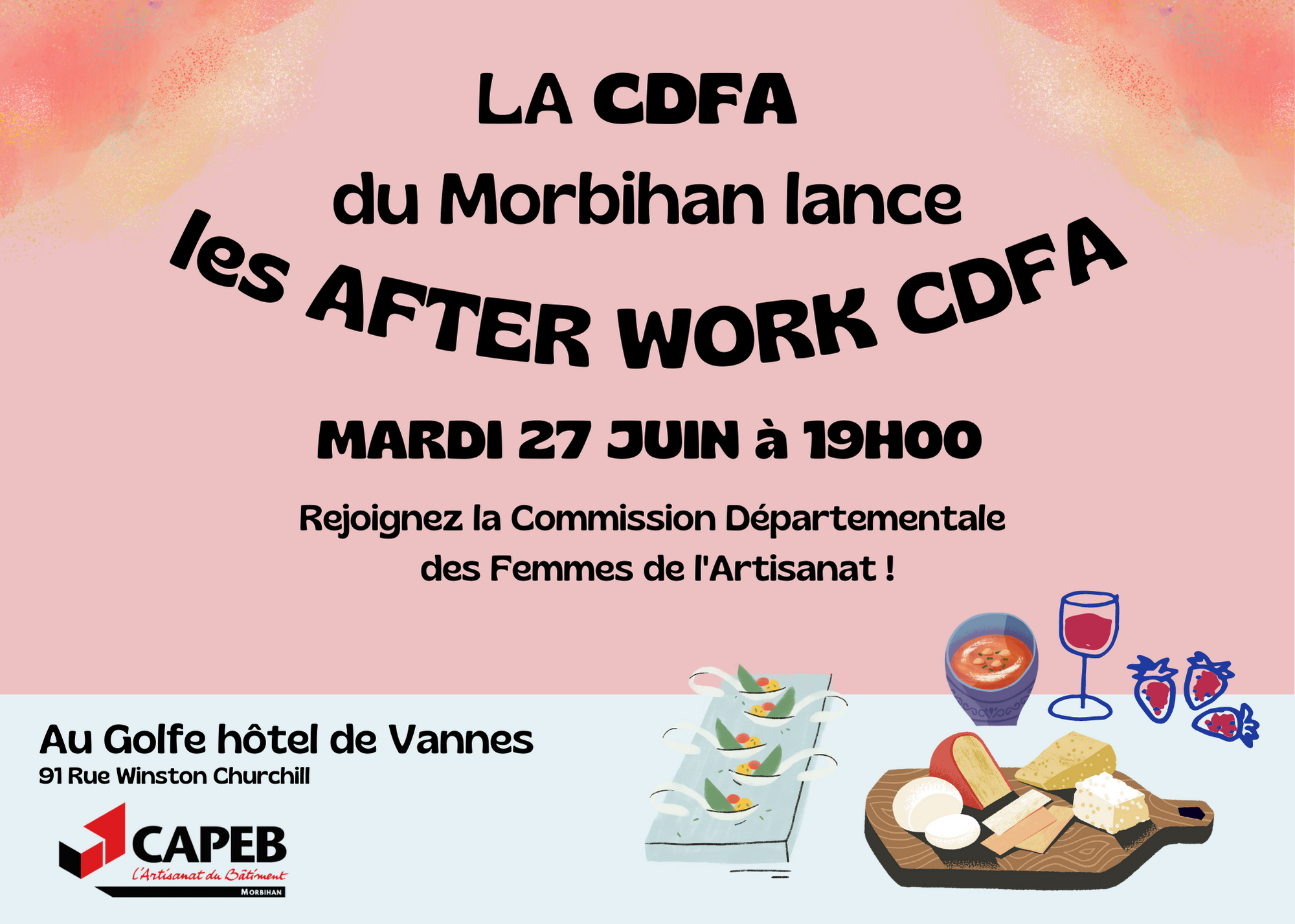 La CDFA lance les AFTER WORK CDFA ・ CAPEB