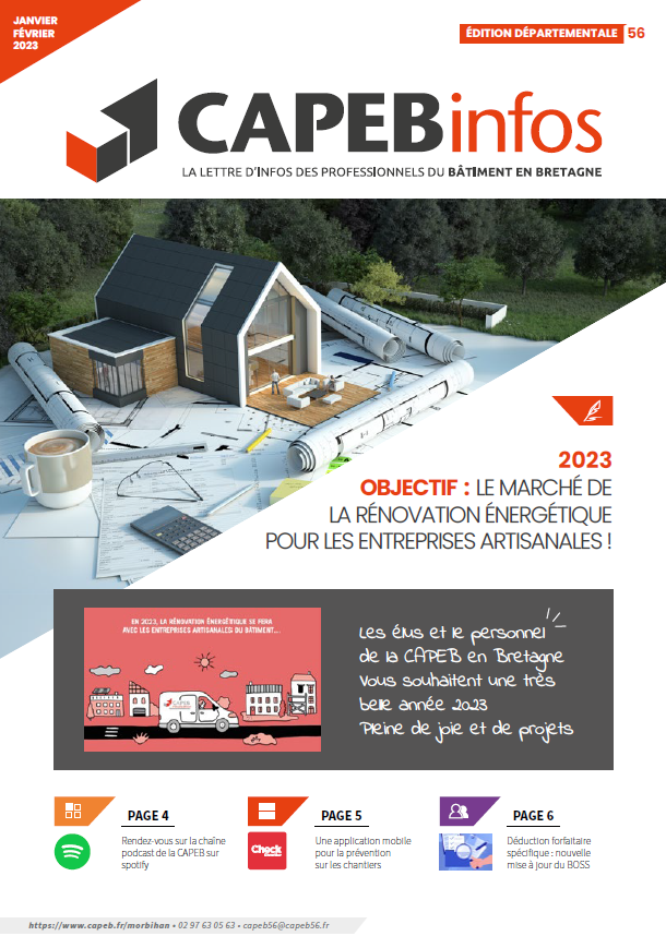 Le premier CAPEB Info de l'année est sorti ! ・ CAPEB