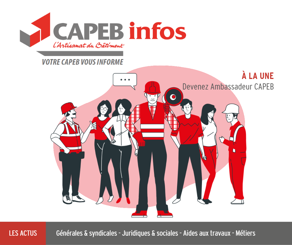CAPEB Infos - L'actu du mois de février ・ CAPEB