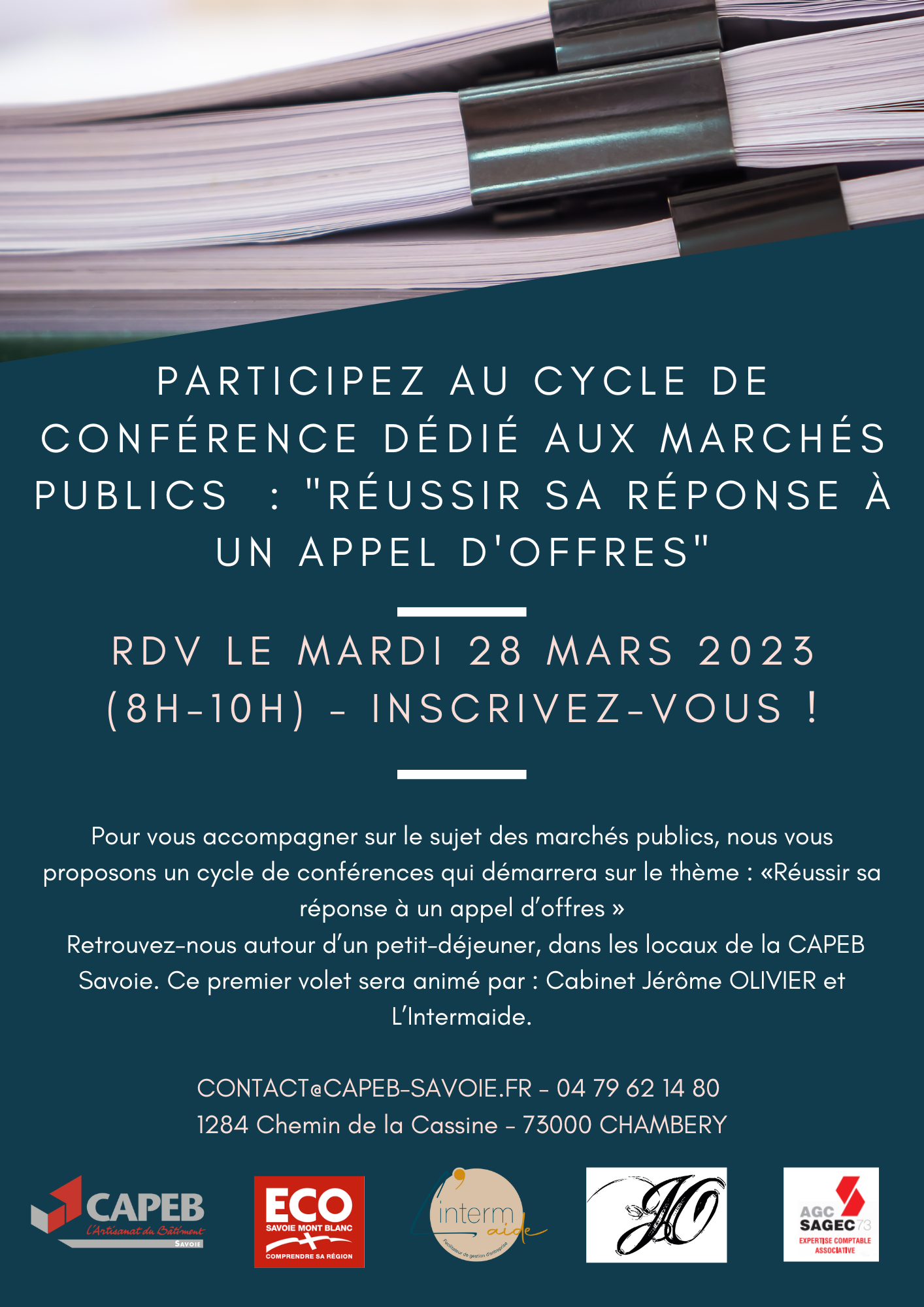 Invitation cycle de conférence "Marchés publics" ・ CAPEB
