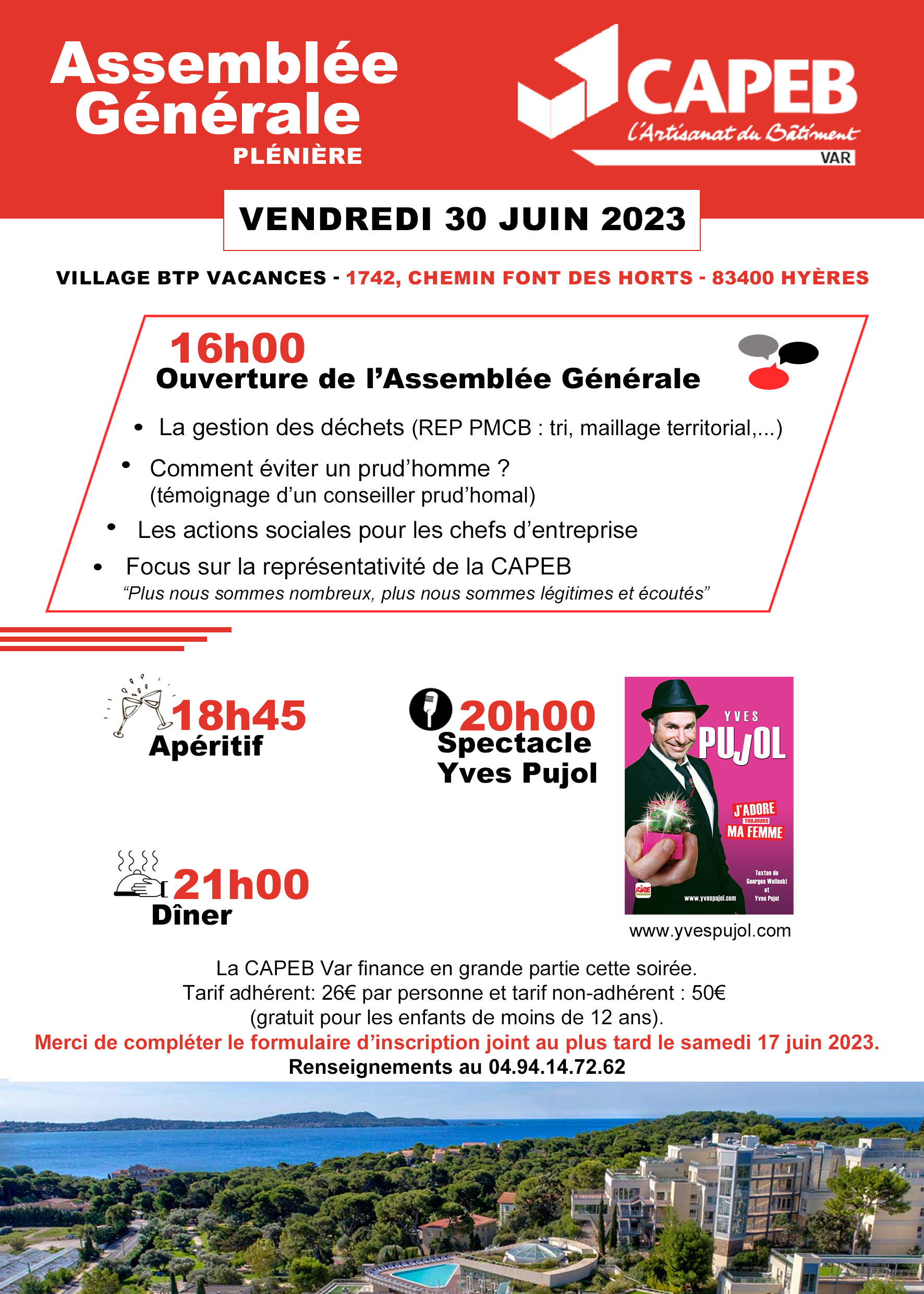 ASSEMBLEE GENERALE DE LA CAPEB VAR ・ CAPEB