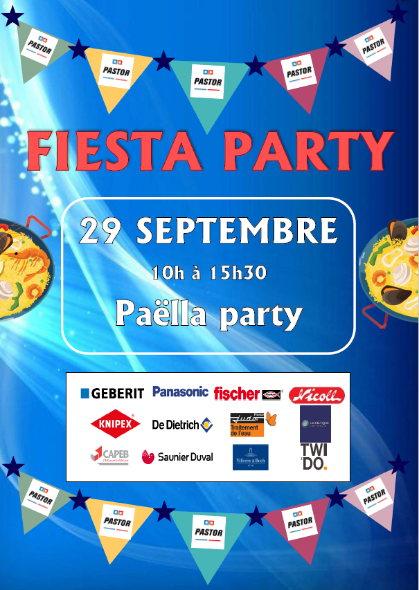 Invitation Pastor - Paëlla party ・ CAPEB