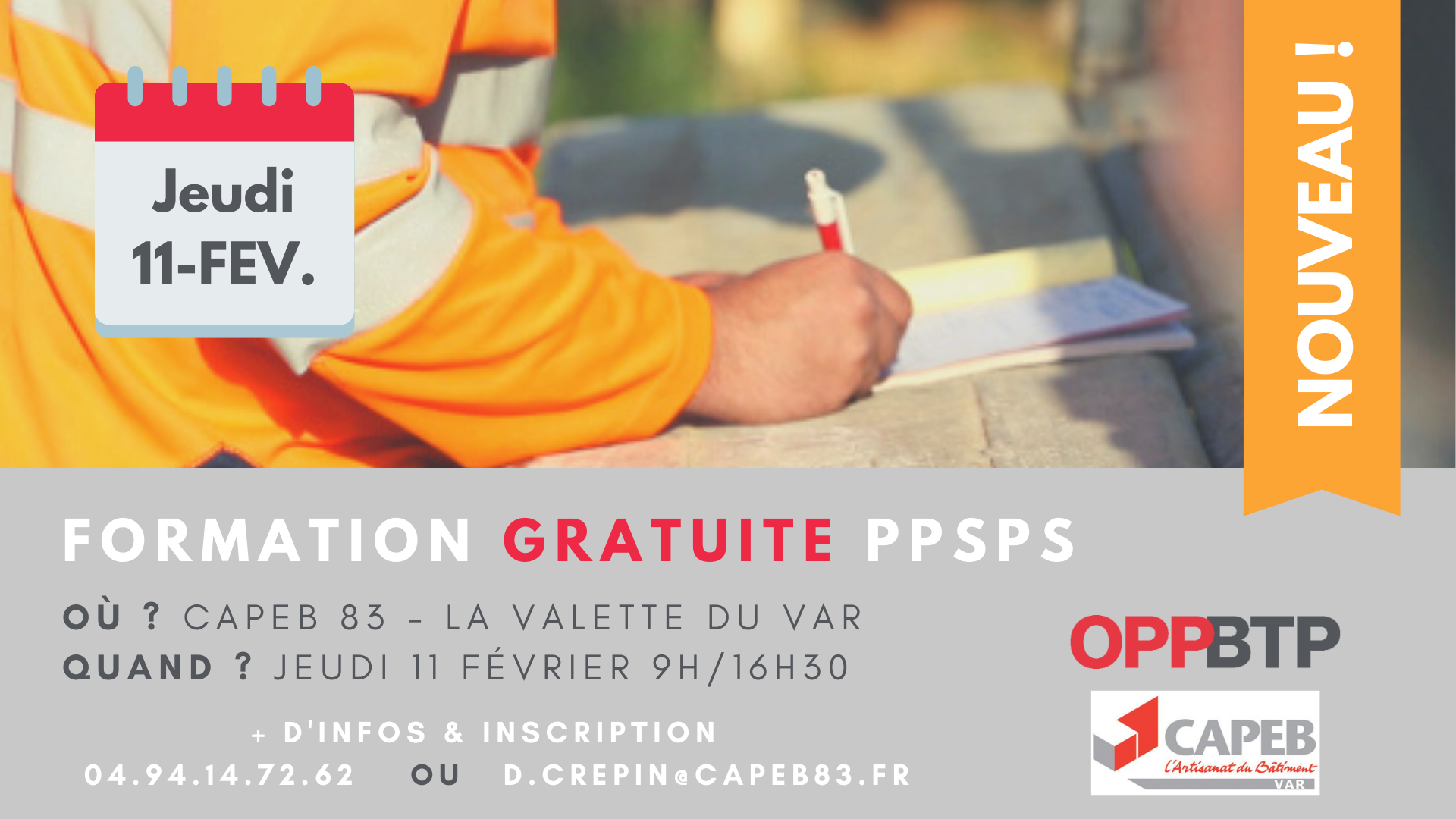 Réalisez GRATUITEMENT votre PPSPS ・ CAPEB