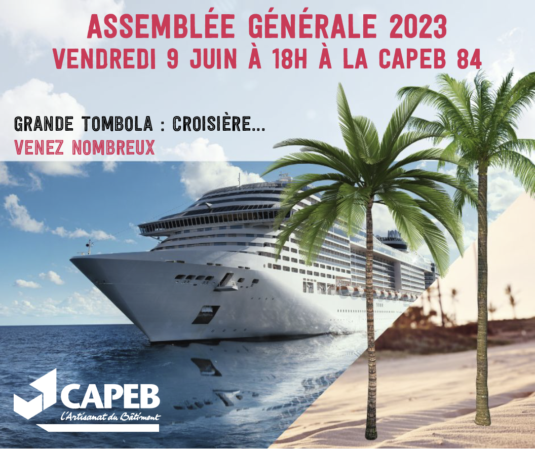 Assemblée Générale le vendredi 9 juin 2023 ・ CAPEB