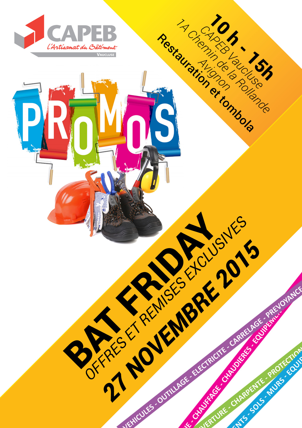 BAT FRIDAY : Remises exclusives ! ・ CAPEB