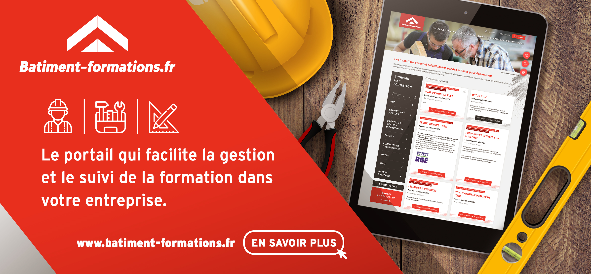 Lancement de la plateforme batiment-formations.fr ! ・ CAPEB